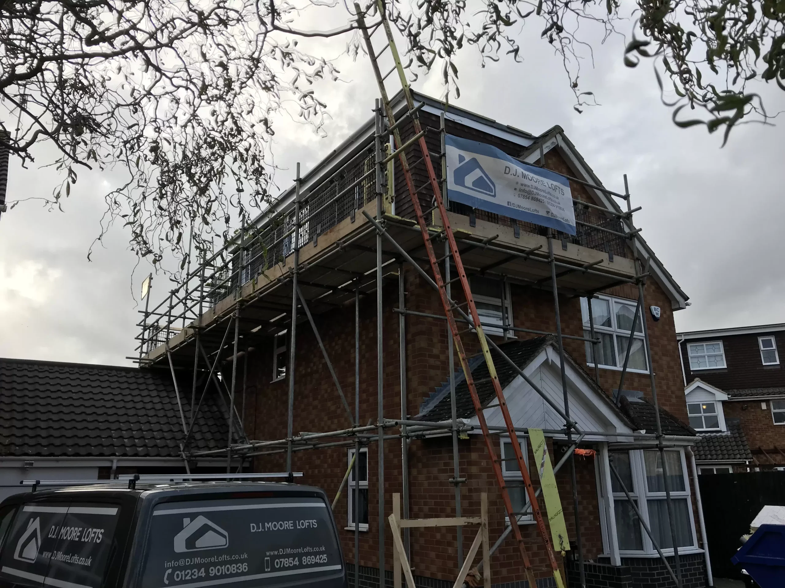 Hip To Gable Dormer Conversion and Garage - Luton - DJ Moore Lofts